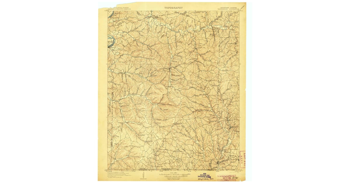 1905 Map of Waynesboro, TN — High-Res | Pastmaps
