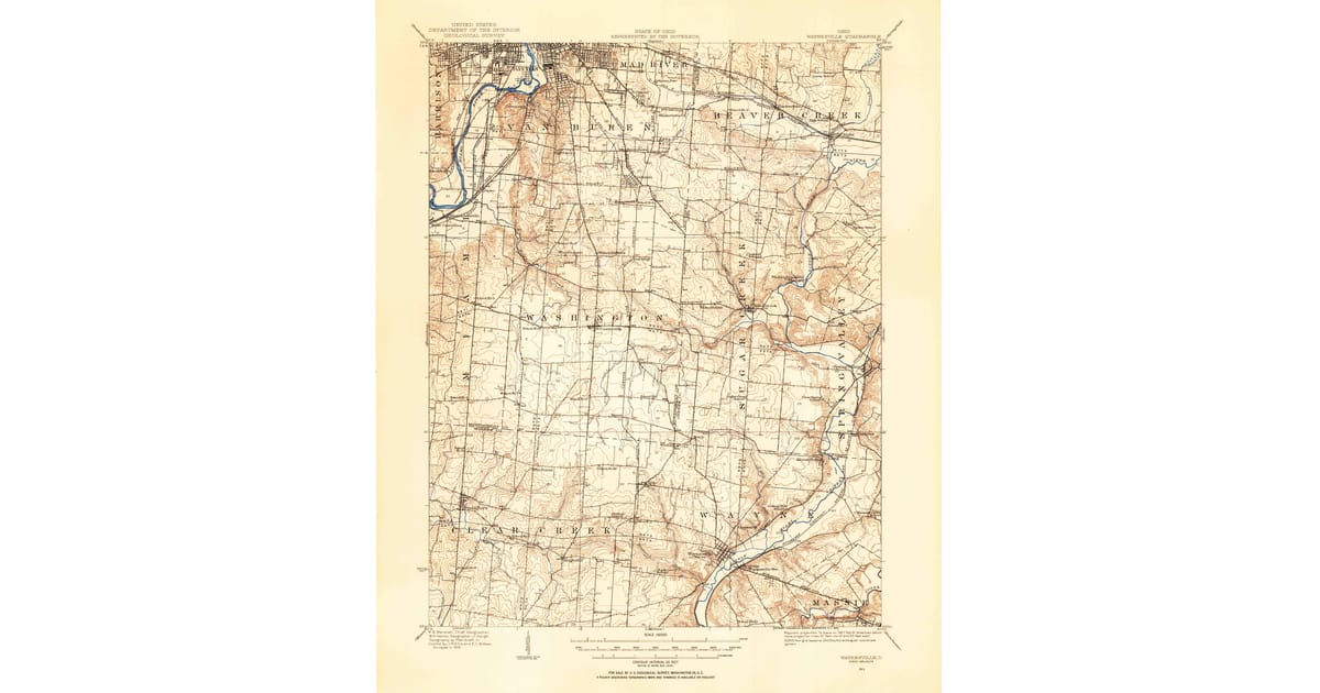 Old Maps of Oakwood, OH for Metal Detecting | Pastmaps