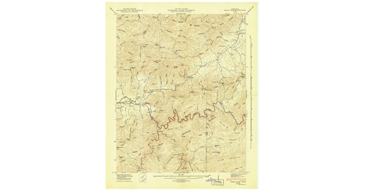 1940s Maps of Tremont, TN | Pastmaps