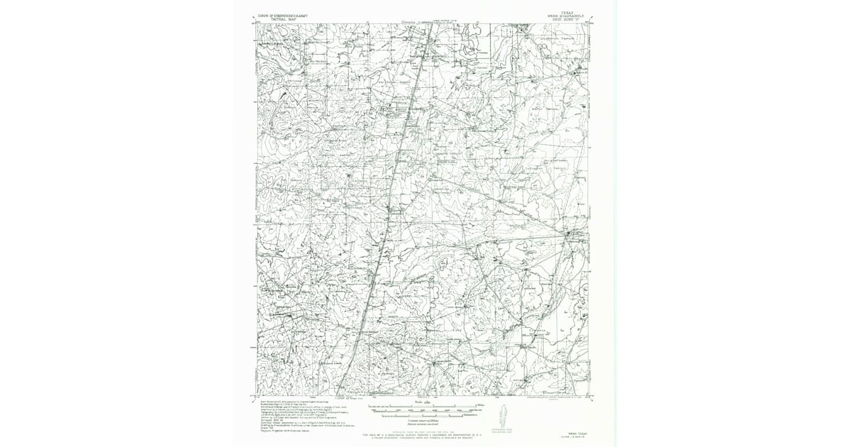 Old Maps of Los Huisaches Number 2 Colonia, TX | Pastmaps