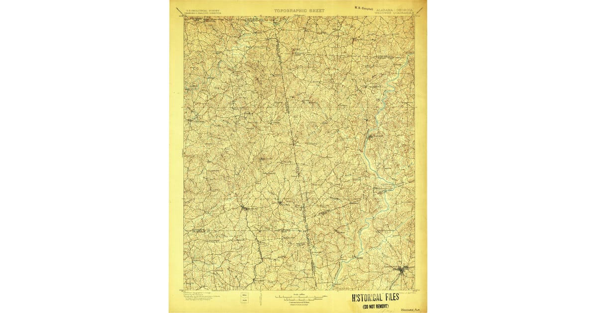 1900-1909 Maps of Mount Zion, AL | Pastmaps