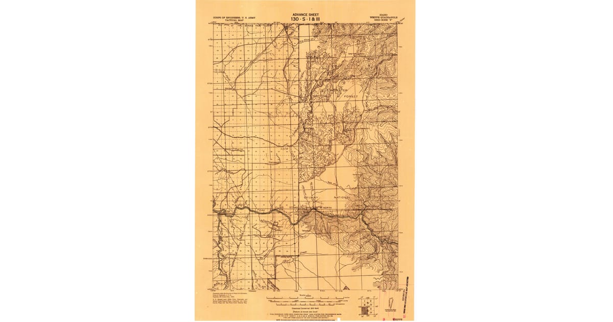 1920s Maps of Weippe, ID | Pastmaps