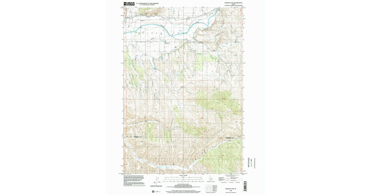1998 Map of Weiser Cove, Washington County, ID — High-Res | Pastmaps