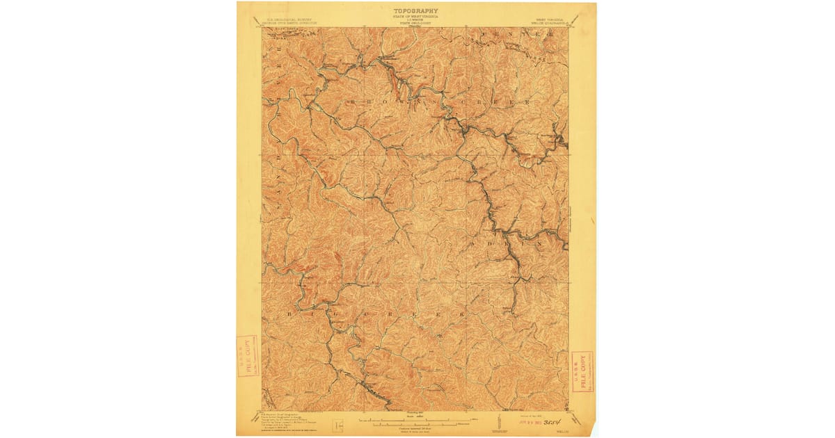 1912 Map of Welch, WV — High-Res | Pastmaps