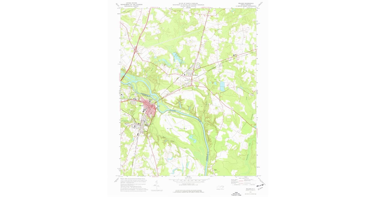 1974 Map of Weldon, NC — High-Res | Pastmaps