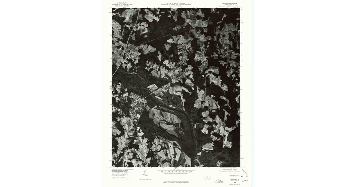 1976 Map of Weldon, NC — High-Res | Pastmaps