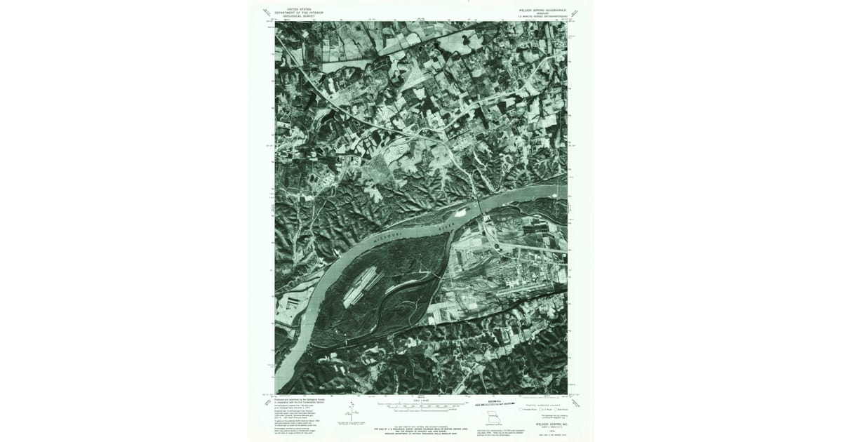 1979 Map of Weldon Spring, MO — High-Res | Pastmaps