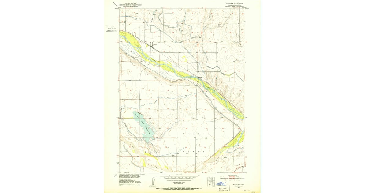 Old Maps of Weldona, CO | Pastmaps