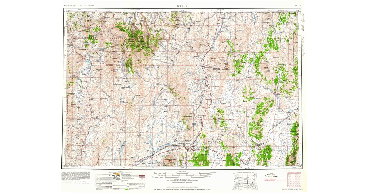 1960s Maps of Deeth, NV | Pastmaps
