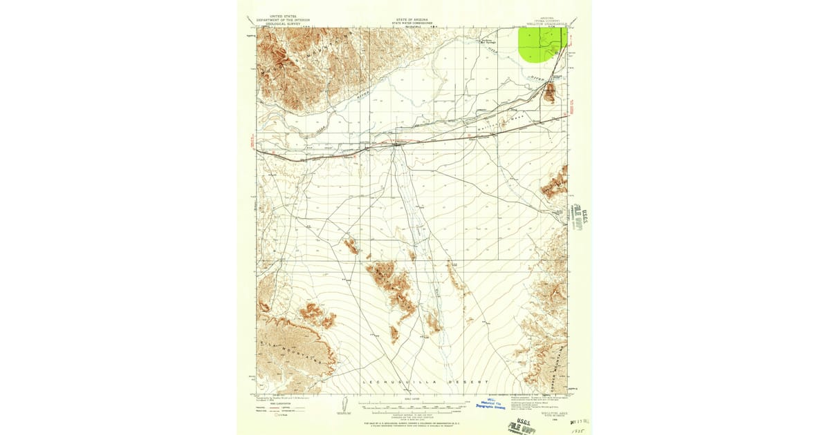 Old Maps of Wellton Hills, AZ | Pastmaps