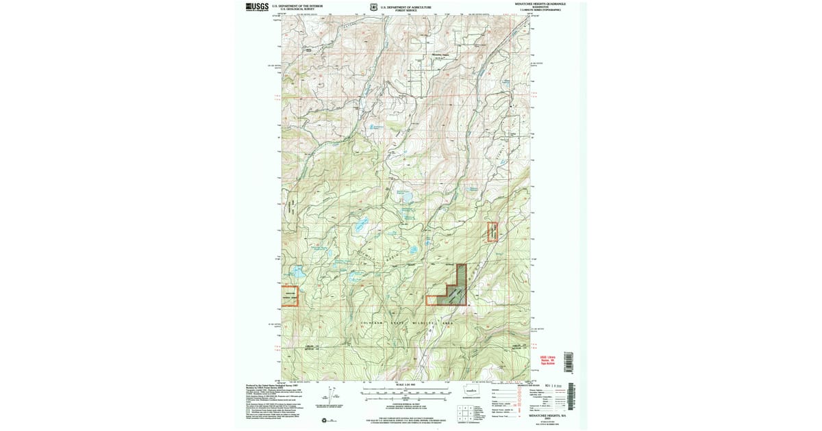 2003 Map of Wenatchee Heights, Chelan County, WA — High-Res | Pastmaps