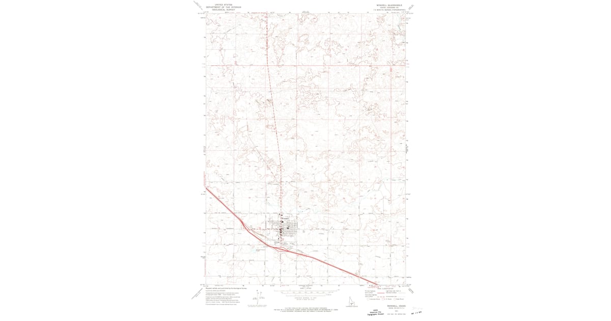 1970s Maps of Gooding County, ID | Pastmaps
