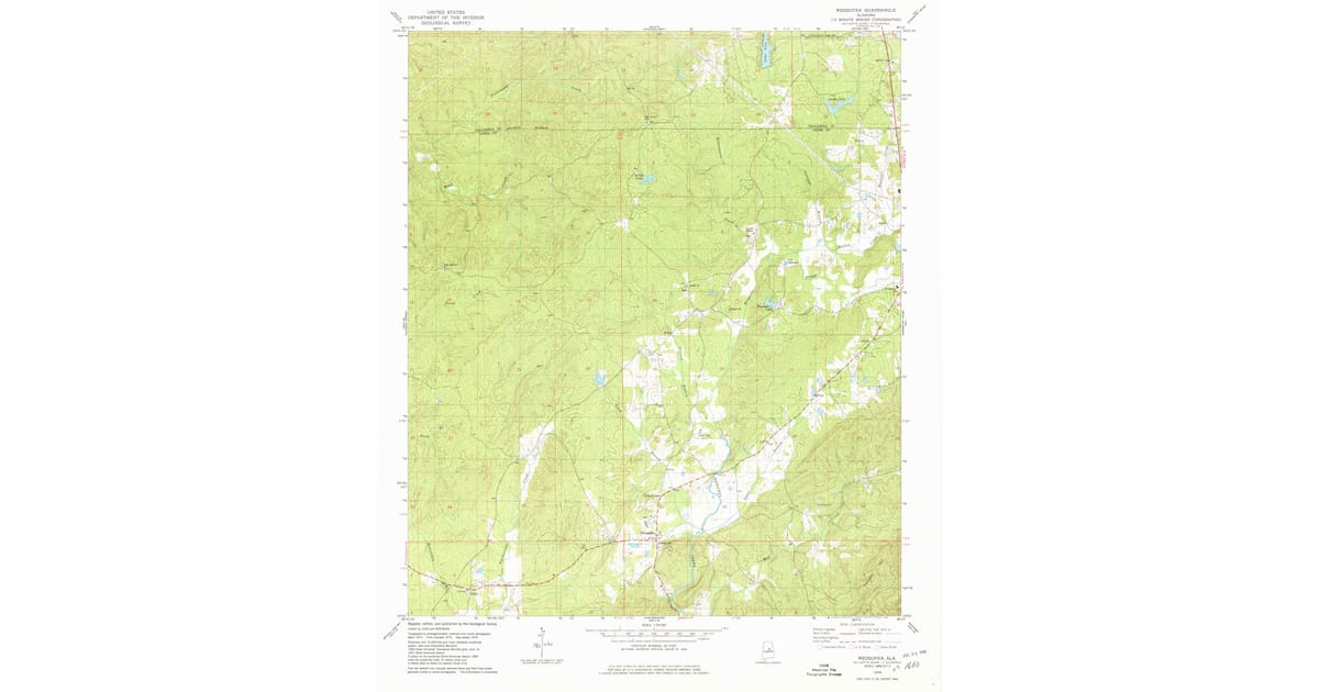 1970s Maps of Unity, AL | Pastmaps