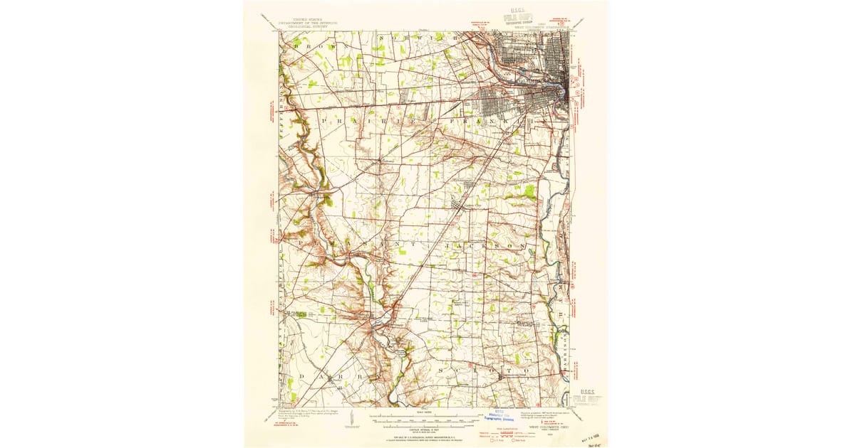 1920s Maps of Franklin County, OH | Pastmaps