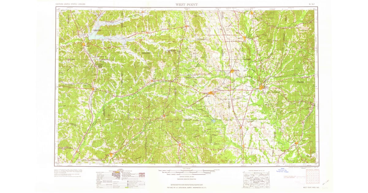 1960s Maps of Carroll County, MS | Pastmaps