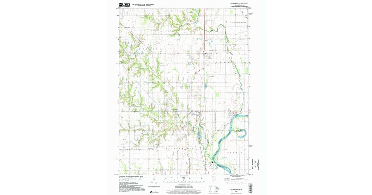 1990s Maps of West York, IL | Pastmaps