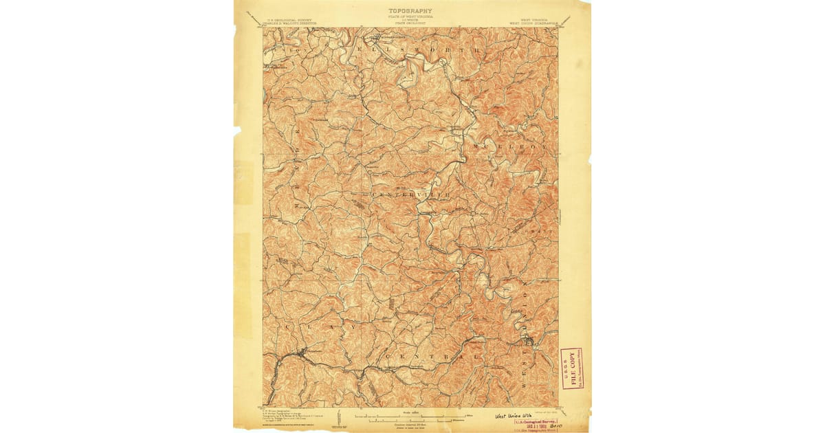 Old Maps of Middlebourne, WV | Pastmaps