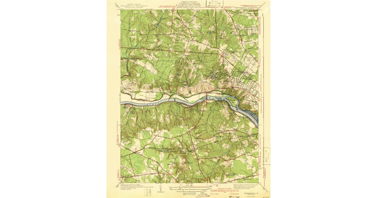 1940s Maps of Chesterfield County, VA | Pastmaps