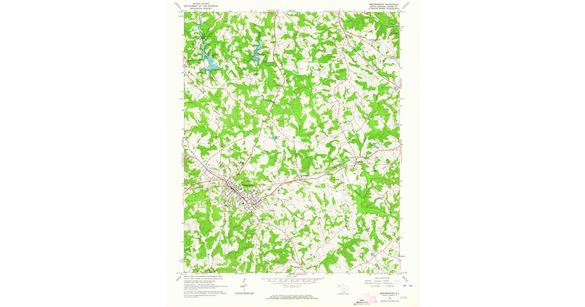 1960s Maps of Grand View, Oconee County | Pastmaps