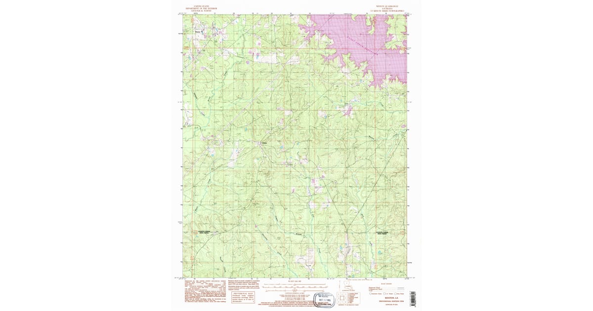 1990s Maps of Winn Parish, LA | Pastmaps
