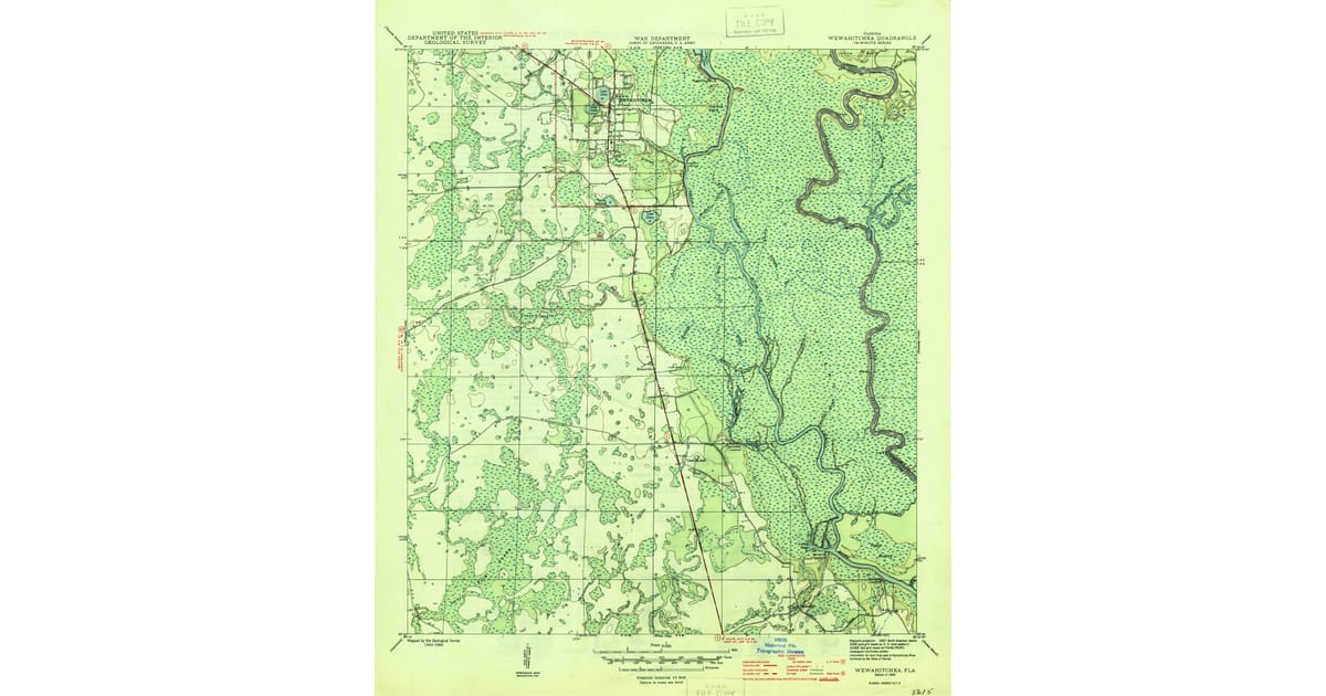 Old Maps of Gaskins Still, FL for Hiking & Exploration | Pastmaps