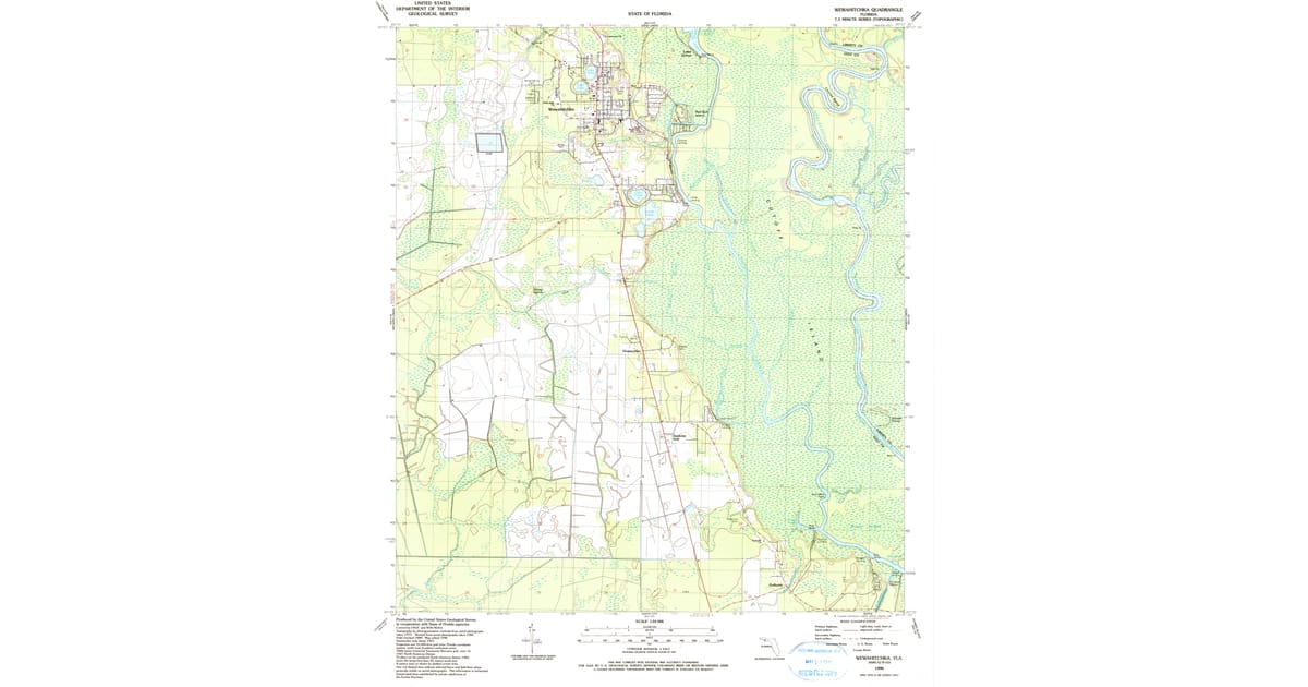 1990s Maps of Gaskins Still, FL | Pastmaps