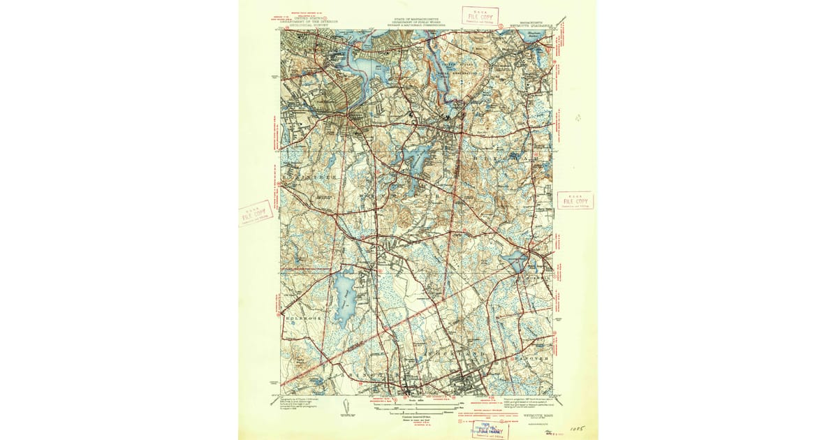 1940s Maps of Weymouth, MA | Pastmaps