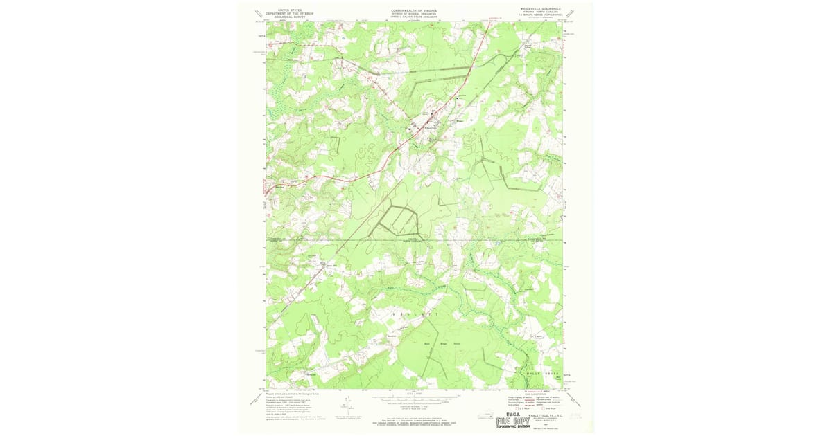 1960s Maps of Gates County, NC | Pastmaps