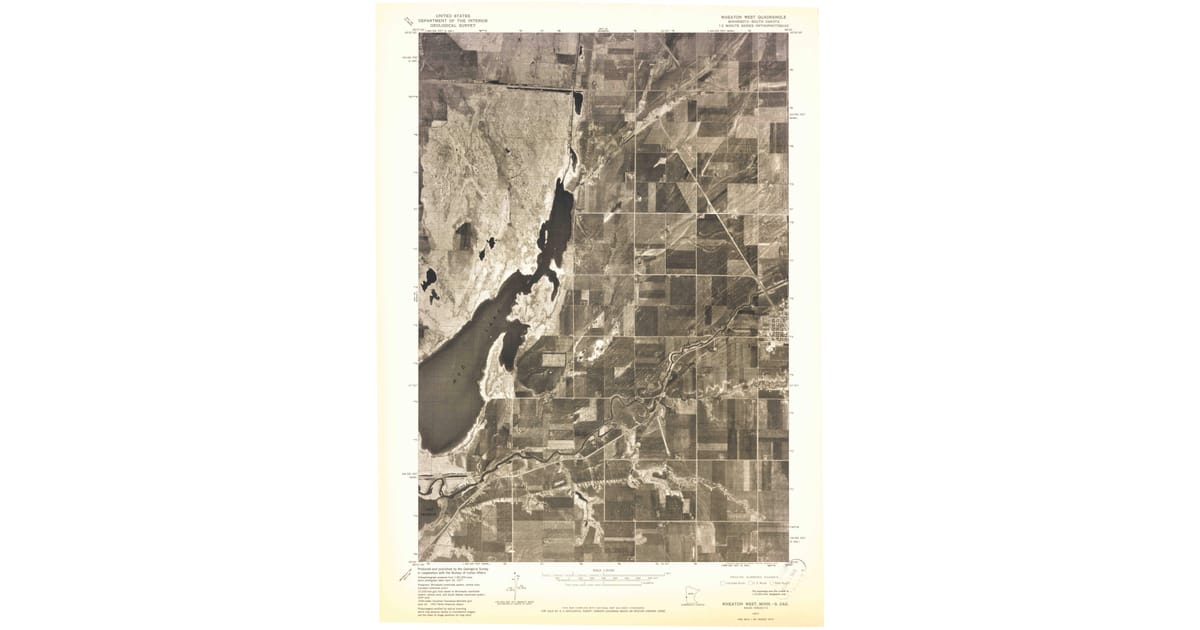 1977 Map of Wheaton West, Traverse County, MN — High-Res | Pastmaps