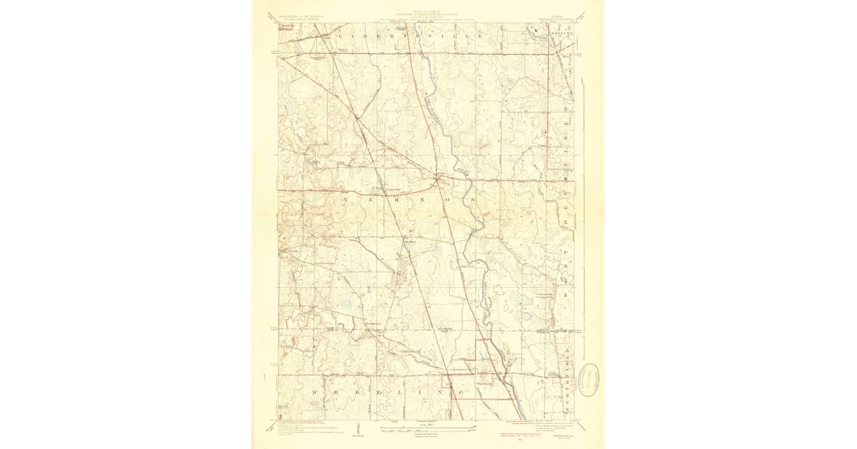 1928 Map of Wheeling, IL — High-Res | Pastmaps