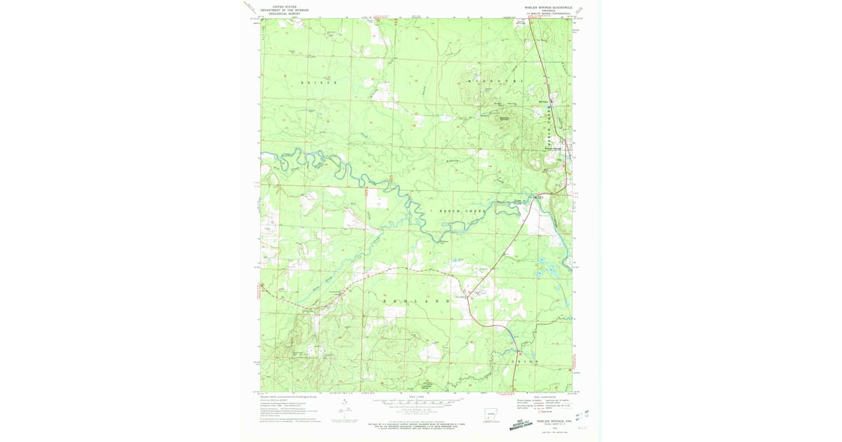 1970s Maps of Clark County, AR | Pastmaps