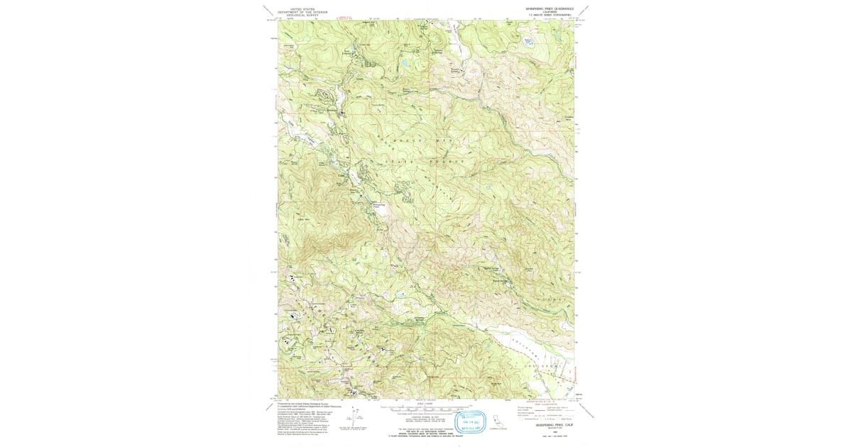 1990s Maps of Cobb, CA | Pastmaps