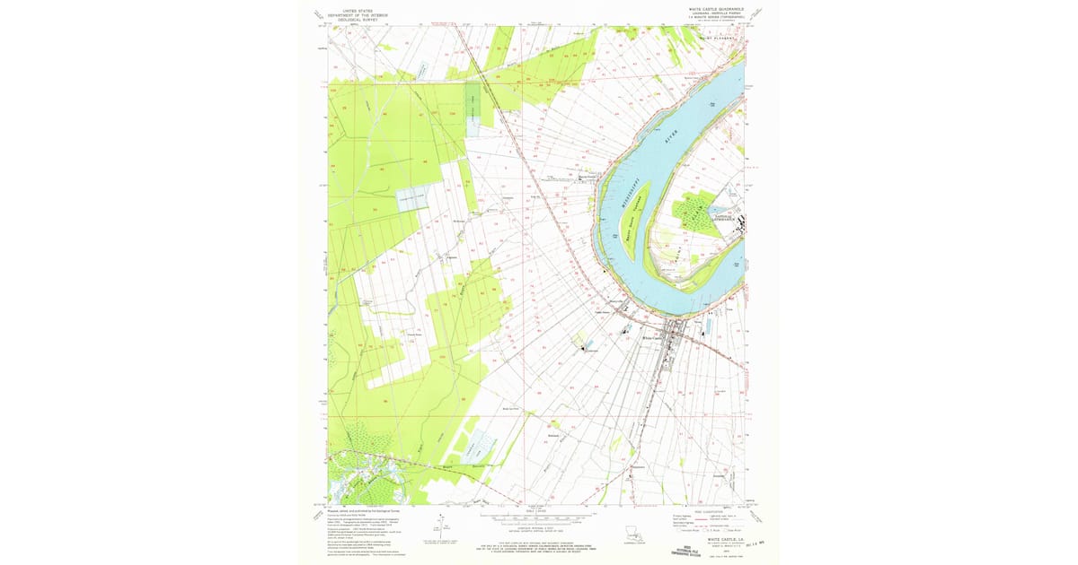 1970s Maps of Glenmore, LA | Pastmaps