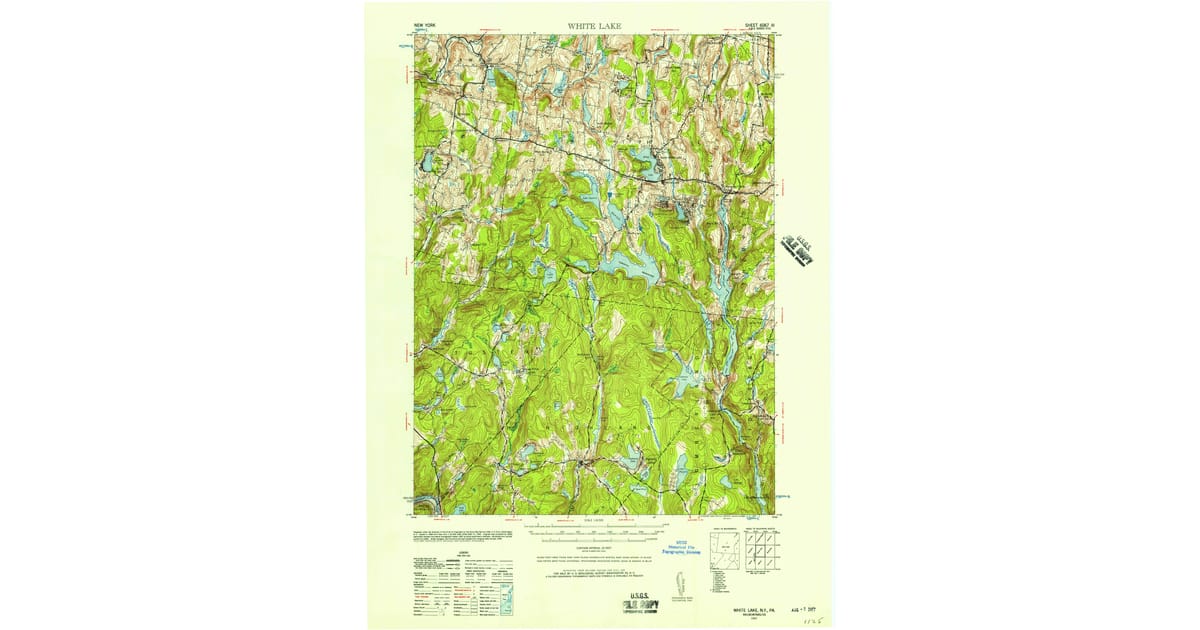 1940s Maps of Pike County, PA | Pastmaps