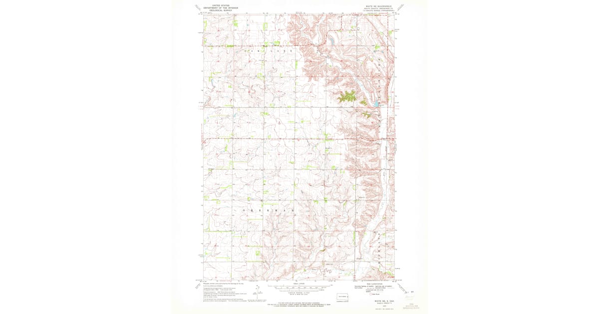 1970s Maps of Brookings County, SD | Pastmaps