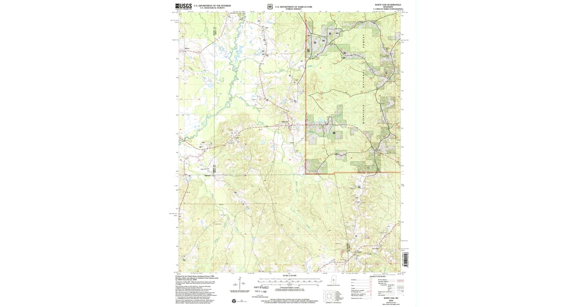 2000s (21st Century) Maps of White Oak, MS | Pastmaps