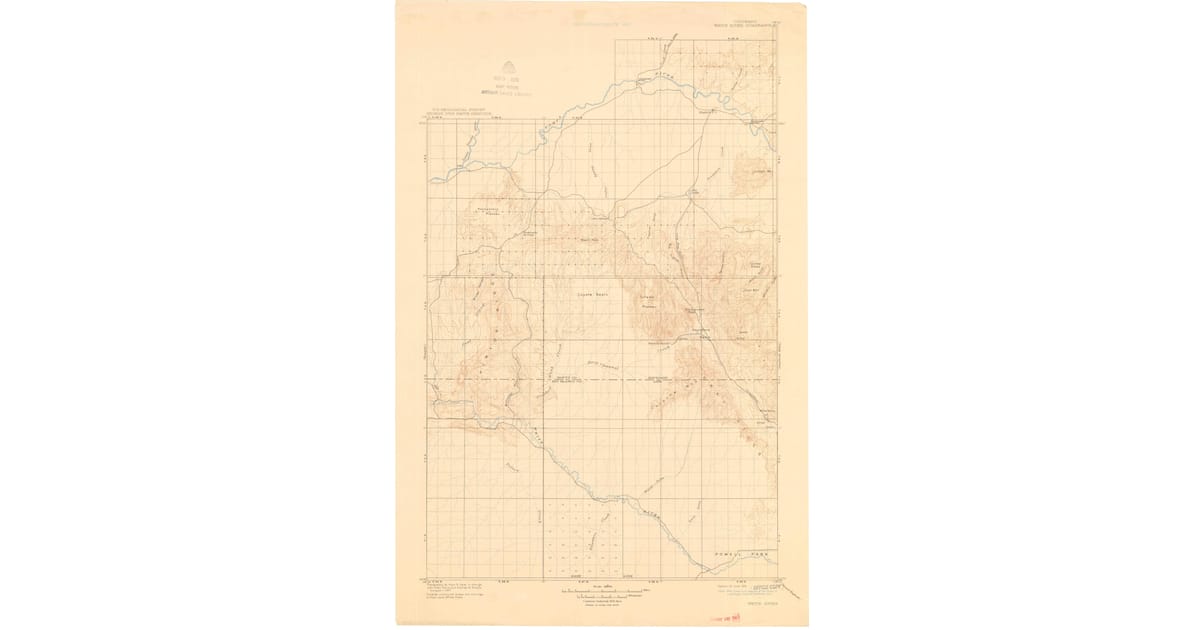1910 Map of White River, Colorado — High-Res | Pastmaps