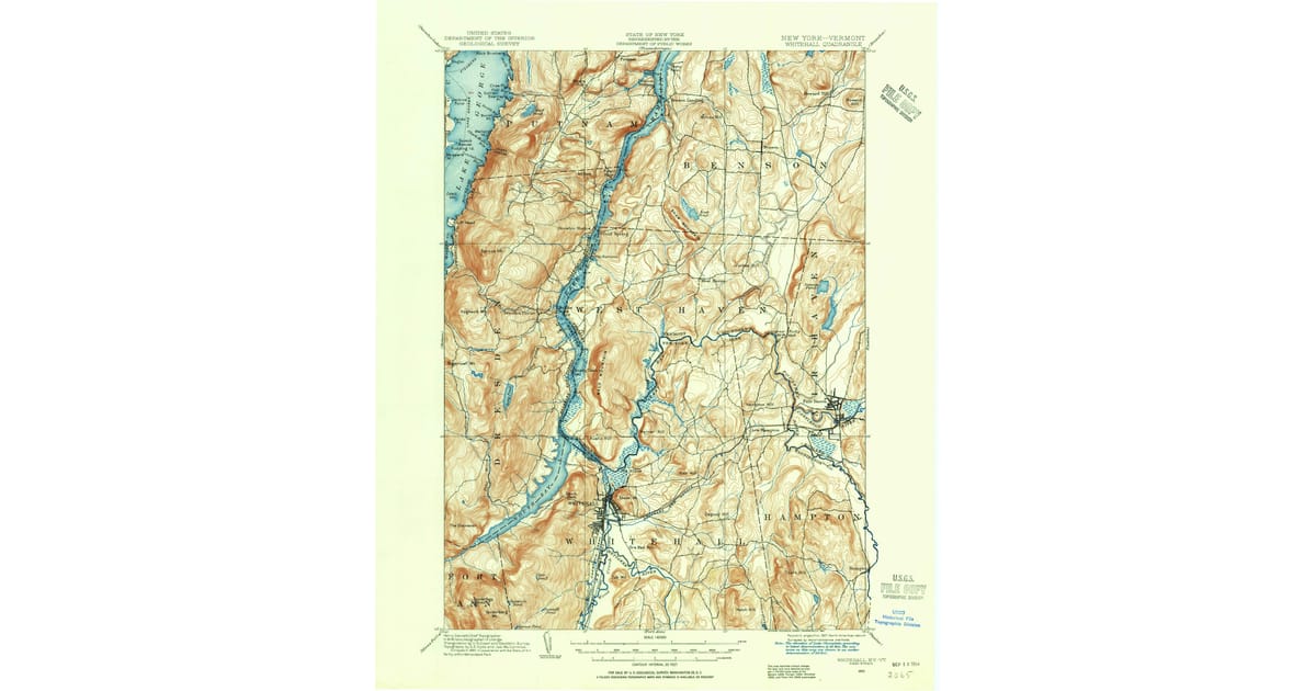 Old Maps of Warren County, NY for Academic Research | Pastmaps