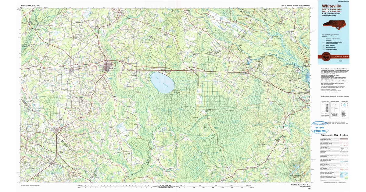 1990s Maps of Half Hell, NC | Pastmaps