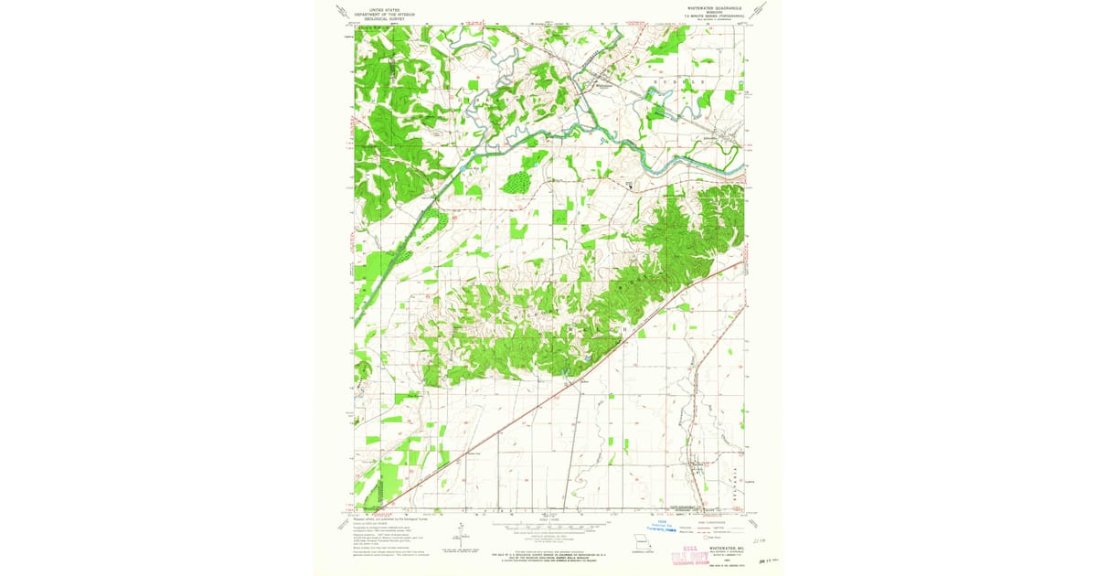 1963 Map of Whitewater, MO — High-Res | Pastmaps