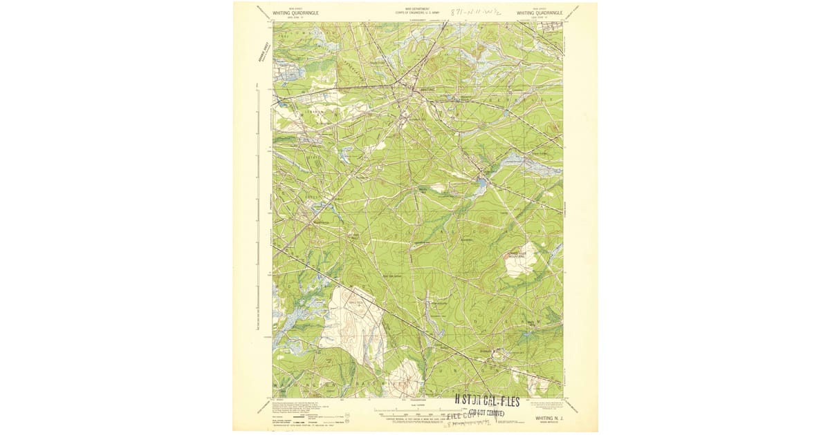 1940s Maps of Camp Columbus, Lacey Township | Pastmaps