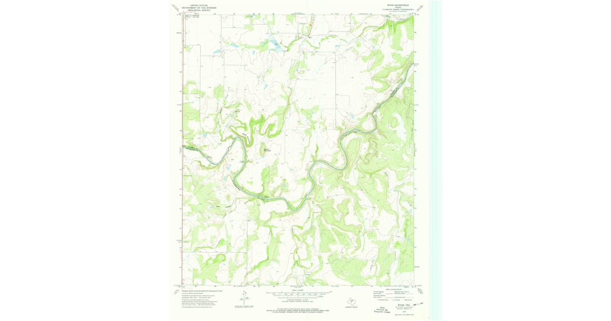 1970s Maps of Knight Crossing, TX | Pastmaps