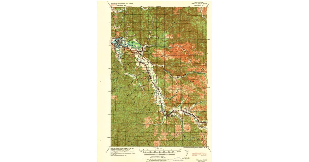 1940s Maps of Silver Creek, WA | Pastmaps