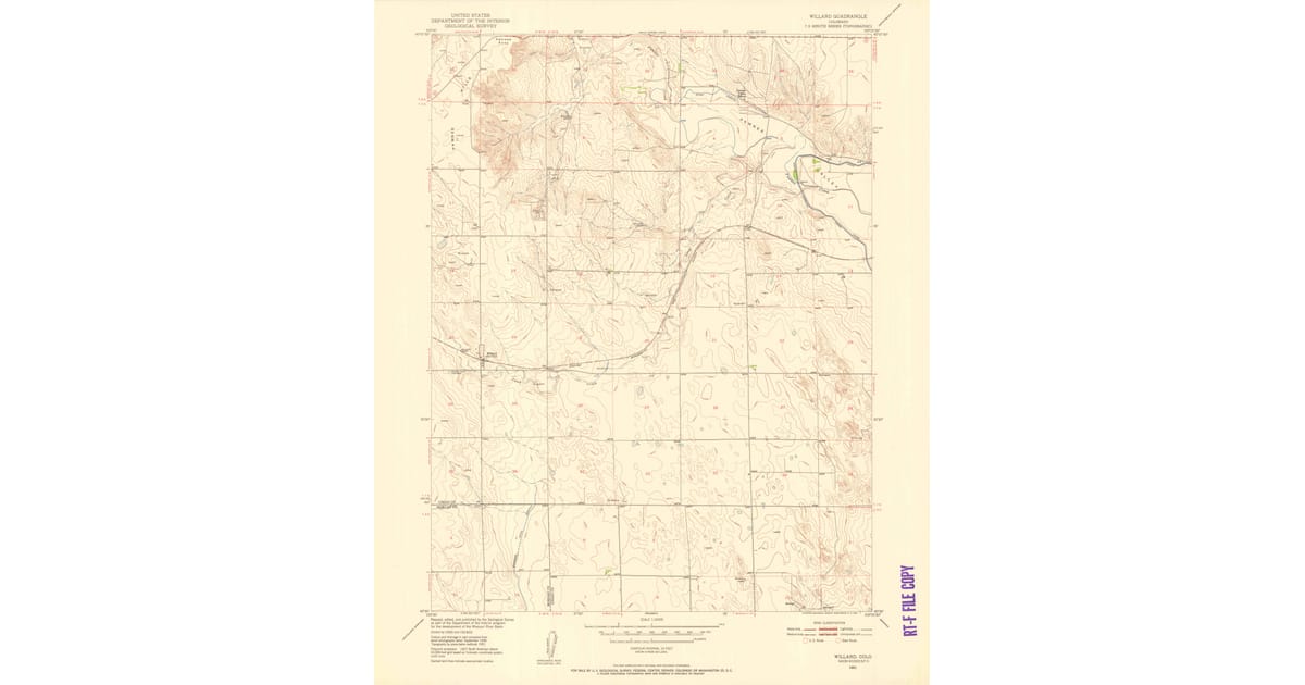 1950s Maps of Logan County, CO | Pastmaps