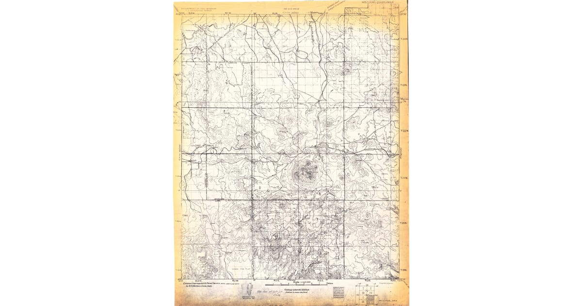 1900s (20th Century) Maps of Red Lake, AZ | Pastmaps