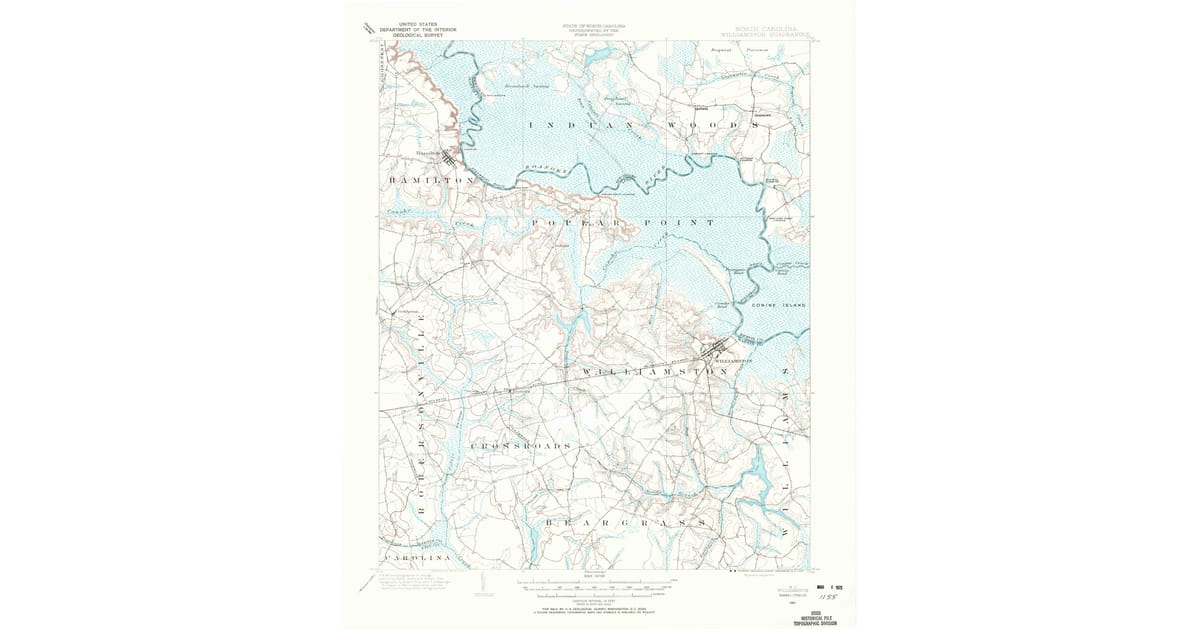 Old Maps of Bertie County, NC | Pastmaps