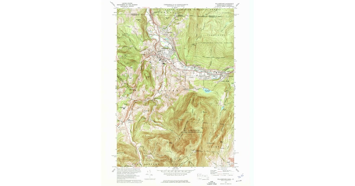 1970s Maps of North Adams, MA | Pastmaps