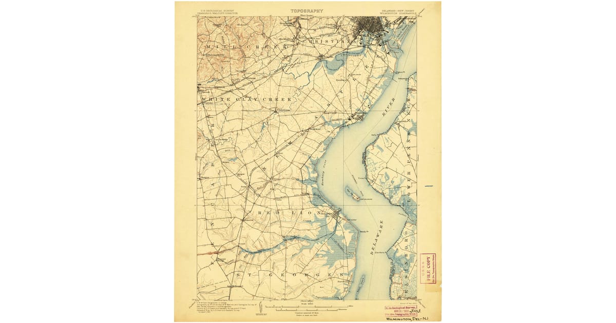1906 Map of Wilmington, DE — High-Res | Pastmaps