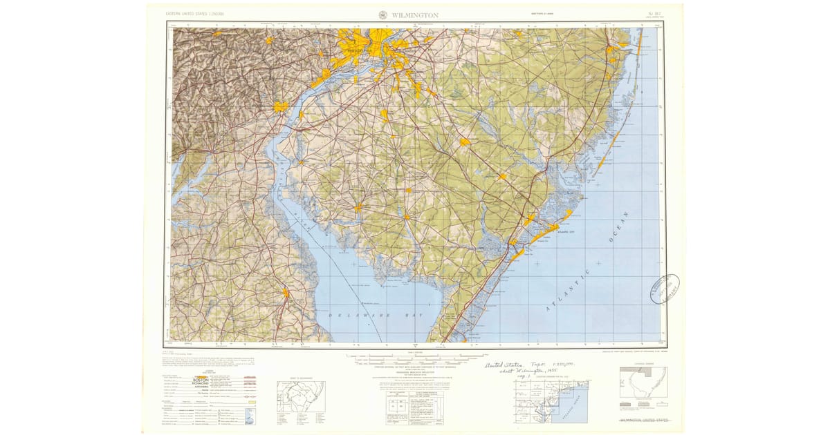 1950s Maps of Merchantville, NJ | Pastmaps