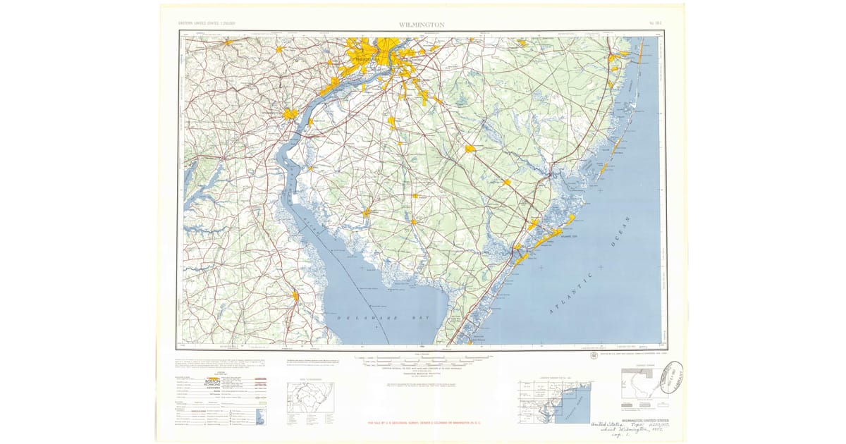 1957 Map of Wilmington, DE — High-Res | Pastmaps
